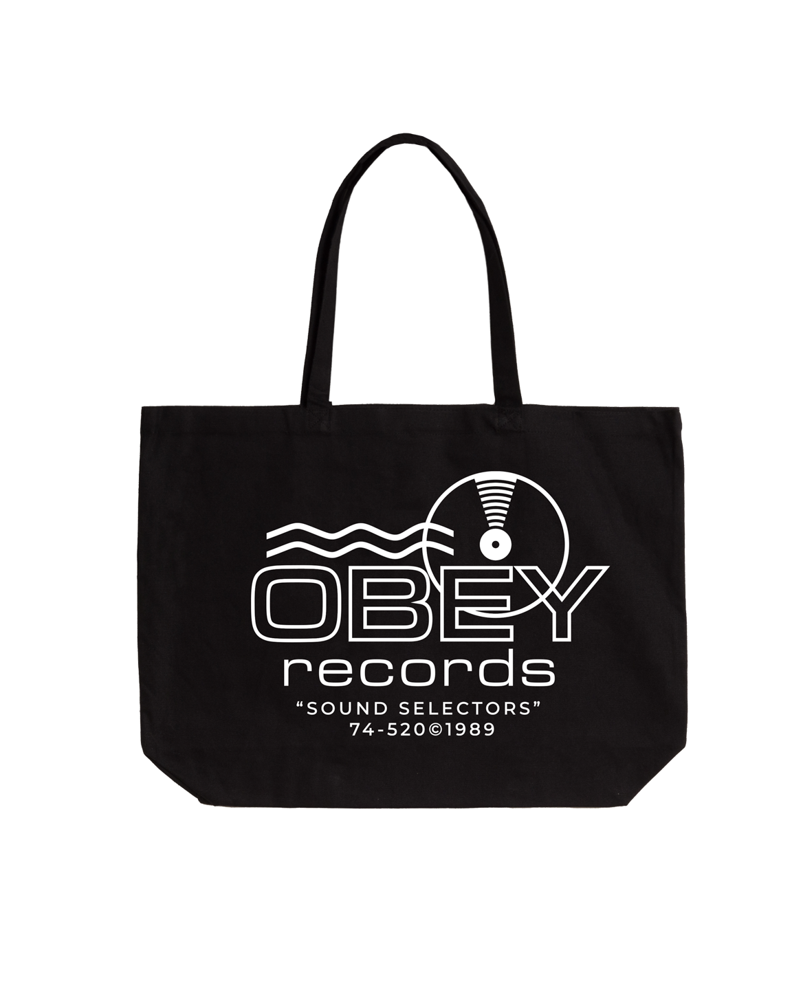OBEY RECORDS SOUND WAVES TOTE – OBEY CLOTHING JP