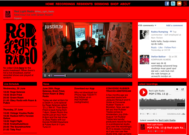 RED LIGHT RADIO – OBEY CLOTHING JP