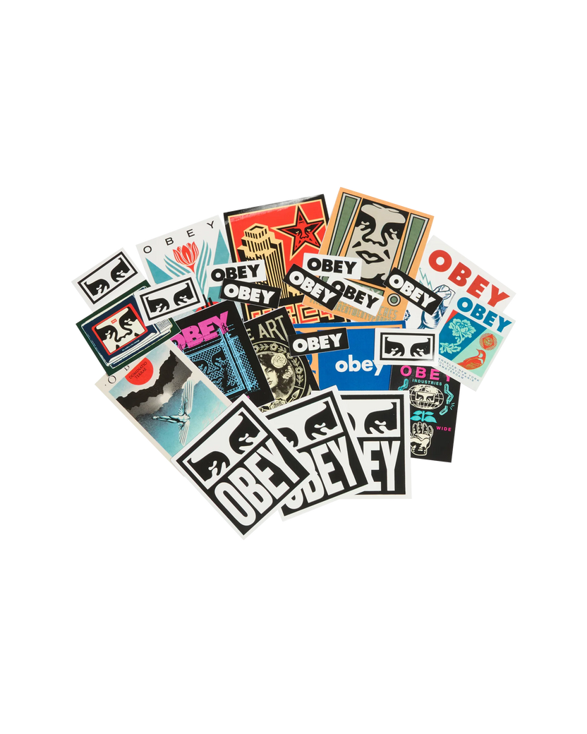 STICKER PACK 7 - ASSORTED – OBEY CLOTHING JP